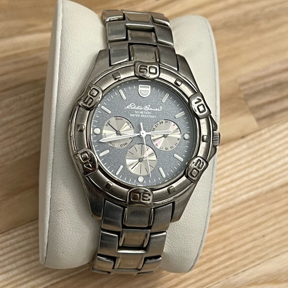 Eddie Bauer | Accessories | Eddie Bauer Mens Watch Multigauge Stainless ...